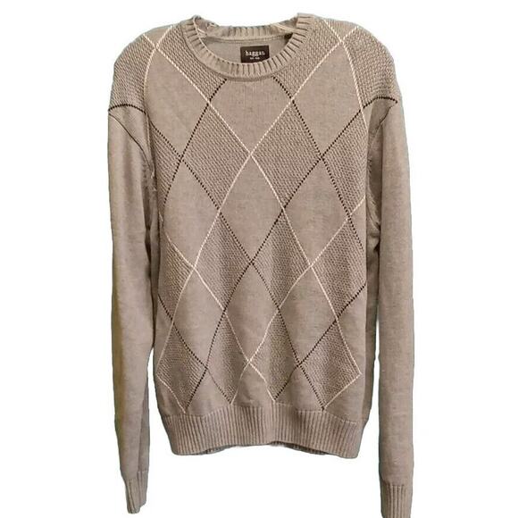 Haggar | Sweaters | Haggar Mens Gray Argyle Diamond Sweater S Golf ...